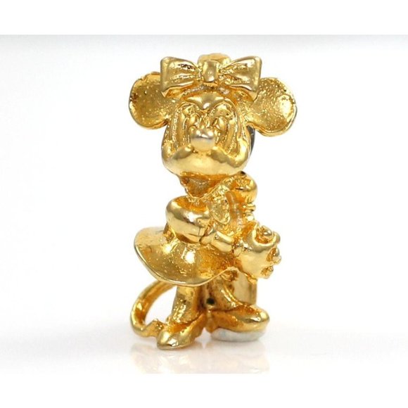 Disney | Jewelry | Disney Sterling Gold Vermeil Minnie Mouse Charm ...